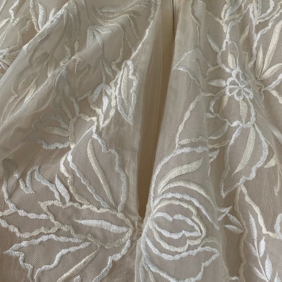 Lazaro | Dresses | Lazaro 36 Wedding Dress Cream Ball Gown | Poshmark